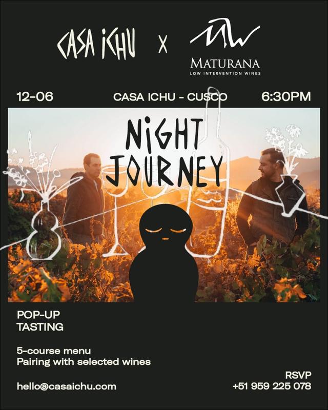 CASA ICHU X MATURANA WINES - Experiencia MESA 24/7 - Casa Ichu
